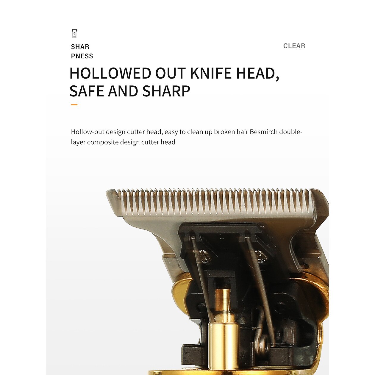 Aparat de tuns pentru contur, VGR V-228, avand incarcare USB si afisaj digital, autonomie 180 ...