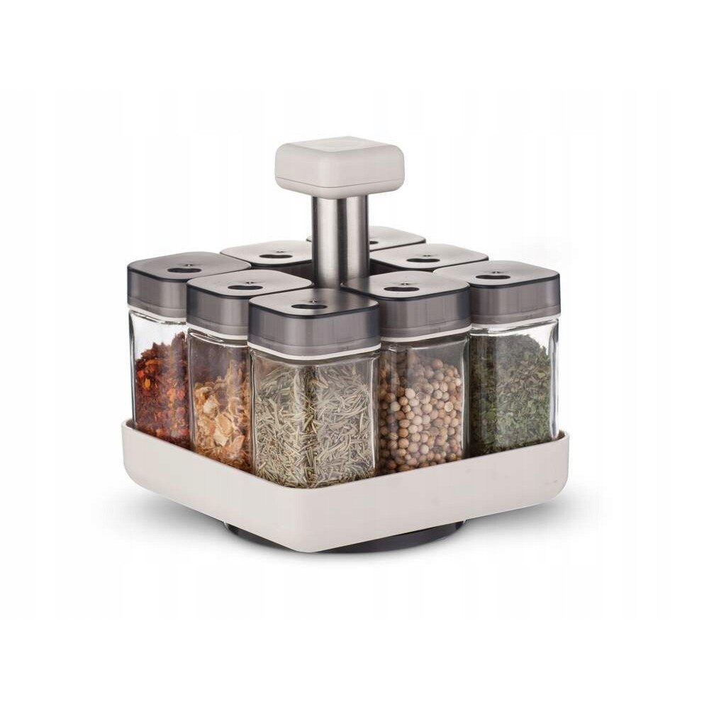 Set de recipiente pentru condimente Quadra, Sticla/Plastic, 100 ml ...