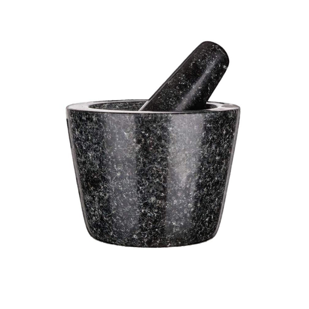 Mojar cu pistil, Banquet, Culinaria, Granit, 12 cm, Negru - eMAG.ro