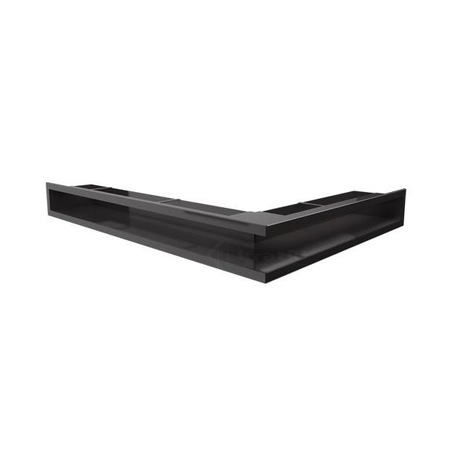 Grila semineu Luft 9 x 40 X 80 culoare negru, lateral stanga - eMAG.ro