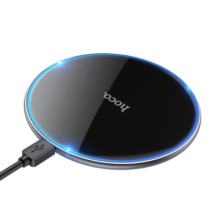 Hoco CW6 Pro Vezeték nélküli töltő, Gyorstöltő pad 15W, Fekete - eMAG.hu