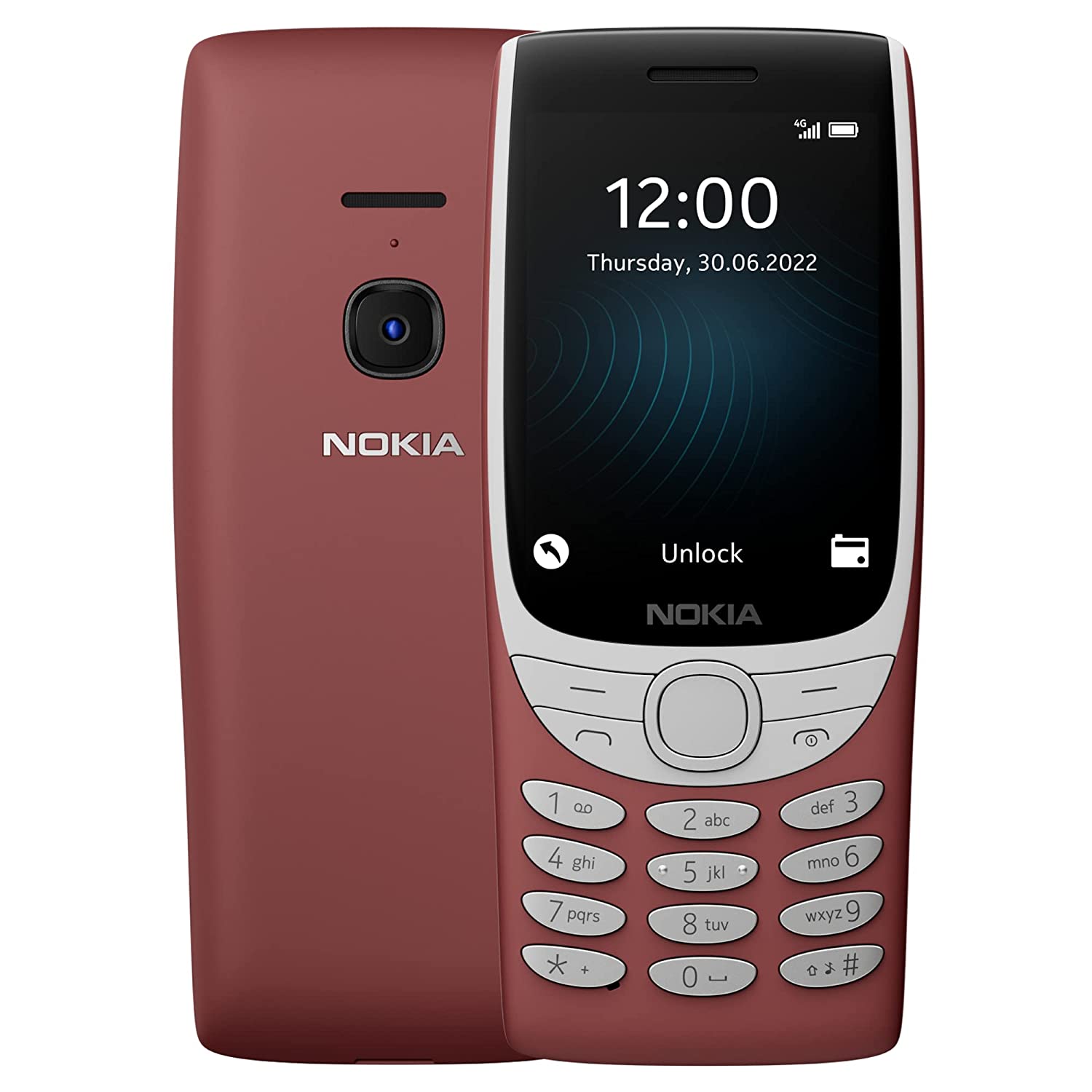 Telefon mobil Nokia 8210, Dual Sim, 4G, Red - eMAG.ro
