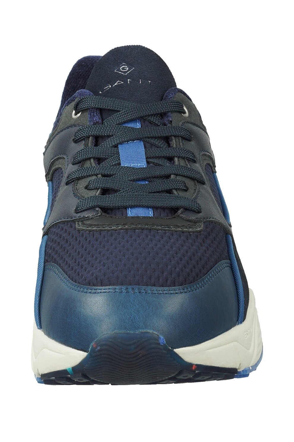 Gant, Pantofi sport cu detali din piele, Bleumarin, 44 - eMAG.ro
