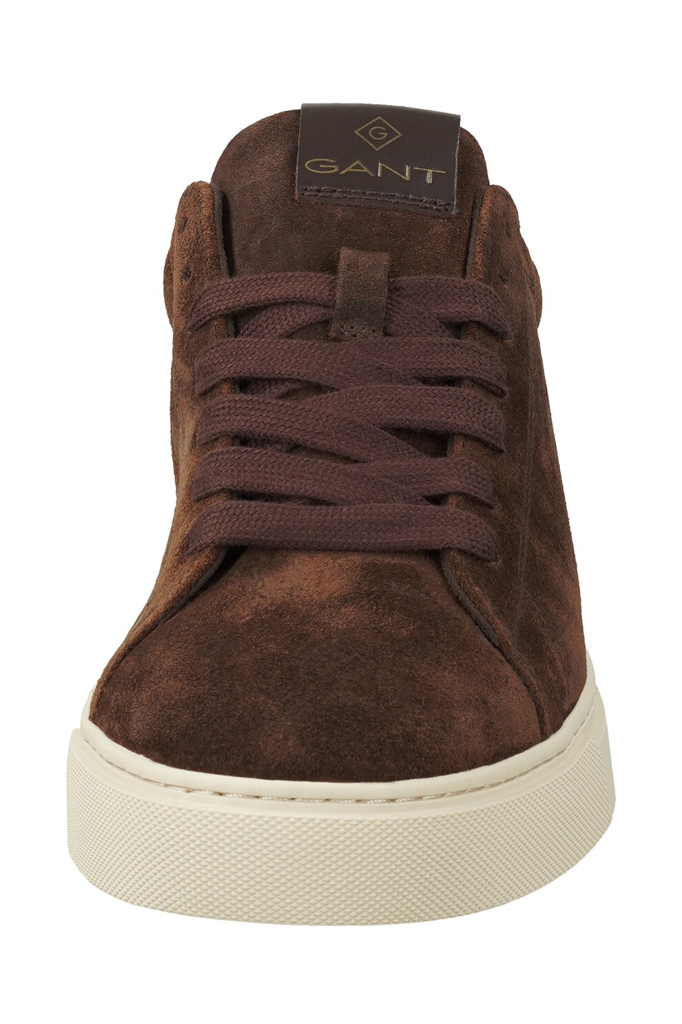 Gant, Pantofi sport low-top de piele intoarsa cu garnitura contrastanta ...