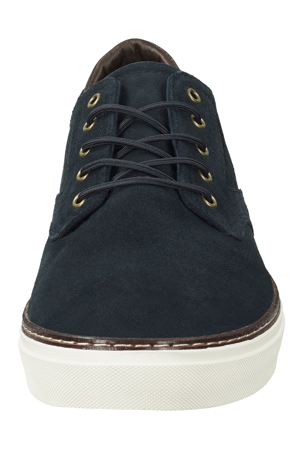Gant, Pantofi sport low-top de piele intoarsa cu logo discret ...