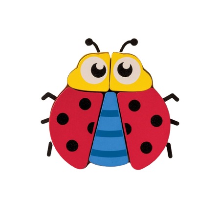 Puzzle 3D buburuza Playtive, 5 piese, 1+ ani - eMAG.ro