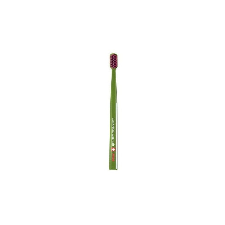 Periuta de dinti clasica, Curaprox, Verde - eMAG.ro