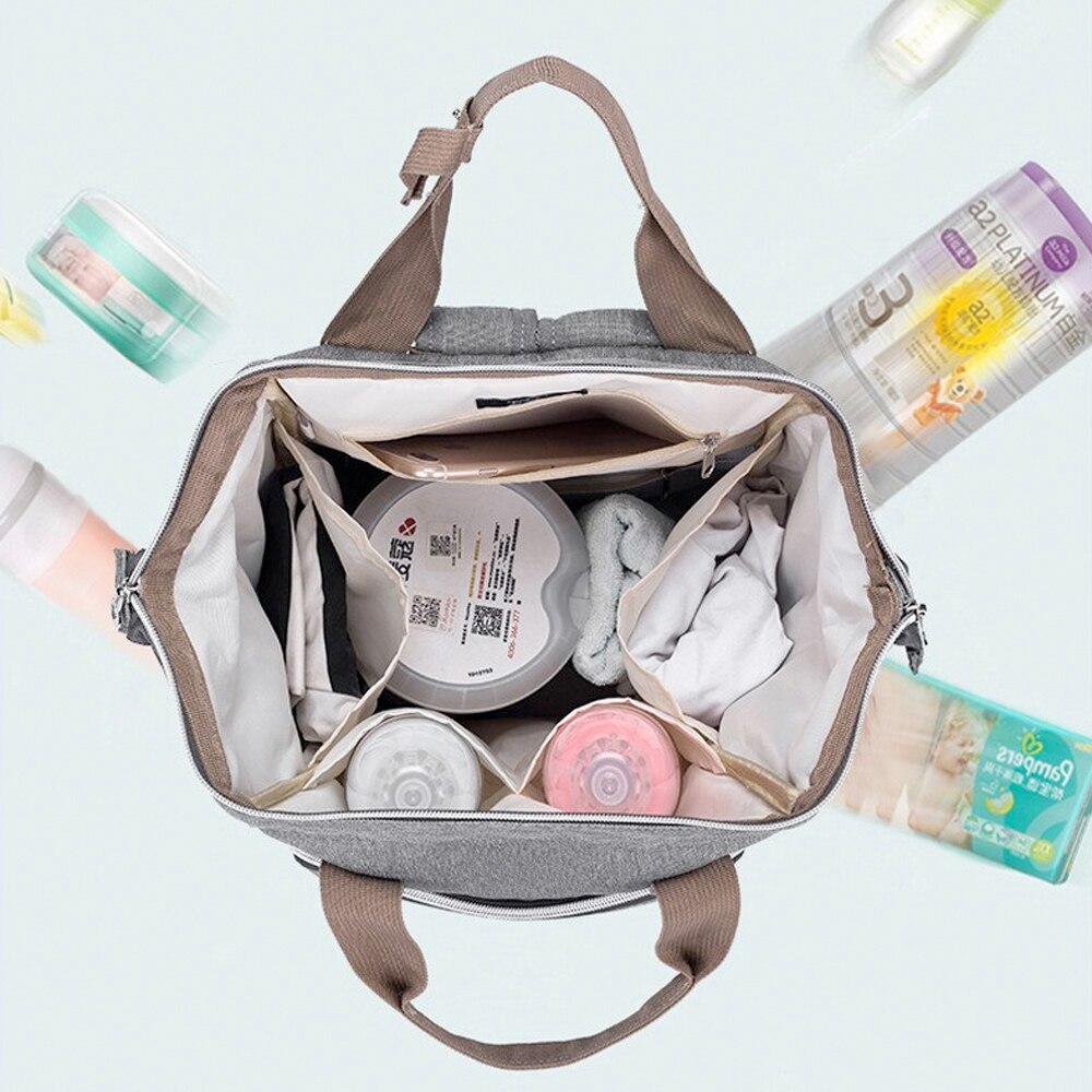 Geanta/rucsac, Quasar & Co.®, cu port USB si 14 compartimente, textil ...