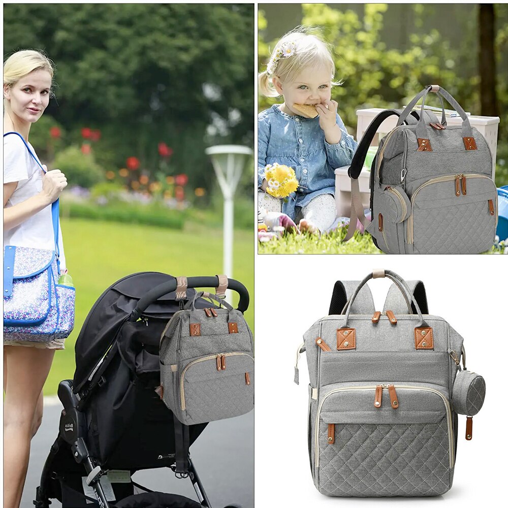 Geanta/rucsac, Quasar & Co.®, cu port USB si 14 compartimente, textil ...