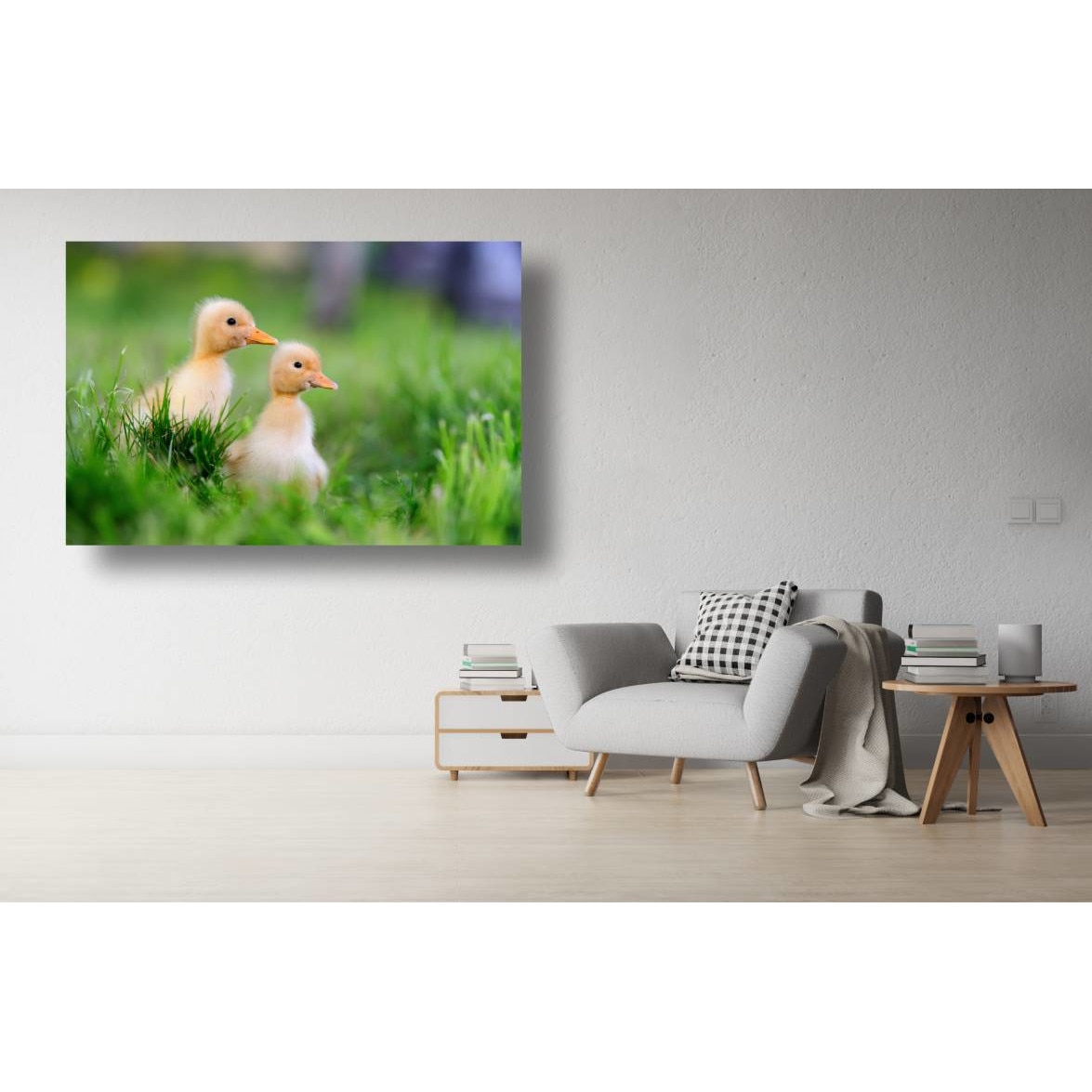 Sticker perete - Ratuste In Iarba, 120x80 cm - eMAG.ro