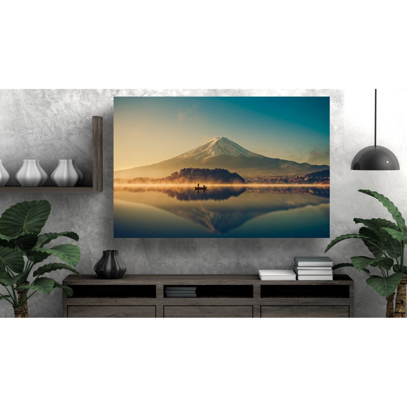 Fototapet autoadeziv PVC - Muntele Fuji, 180 x 240 cm - eMAG.ro