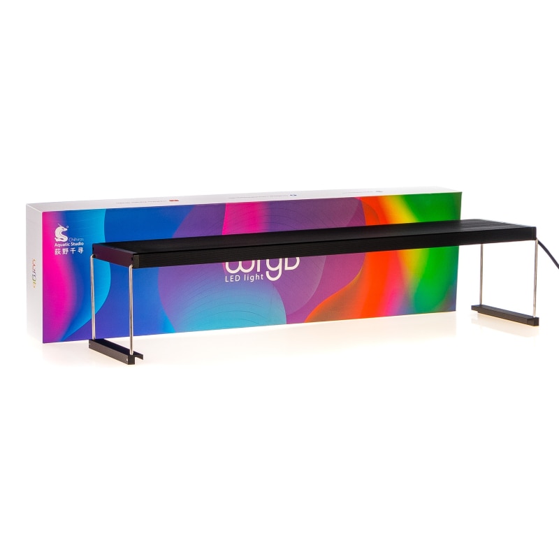 Lampa LED pentru acvariu, Chihiros, RGB, 67 W, 14x60x1.8 cm, Negru ...