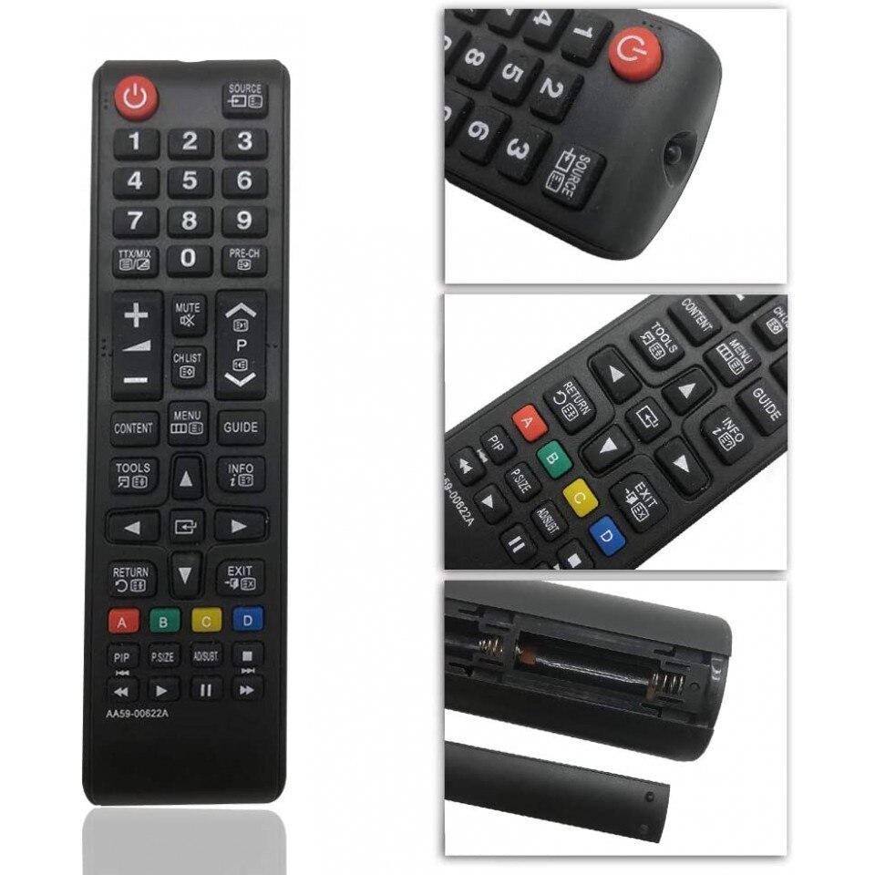 Telecomanda Smart Samsung AA59-00622A Siumal, plastic, negru, 17 x 4,5 ...