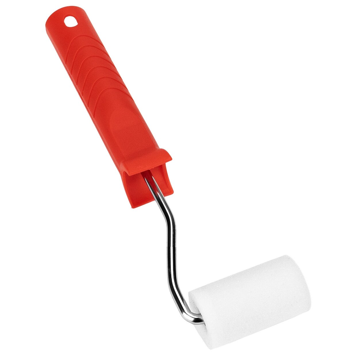 Set trafalet si tava vopsea, Bauhus, Plastic, 50 mm, Negru/Rosu - eMAG.ro