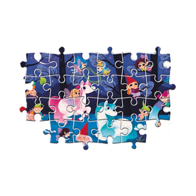 Puzzle Clementoni SuperColor Maxi - Zanele Padurii, 60 piese - eMAG.ro