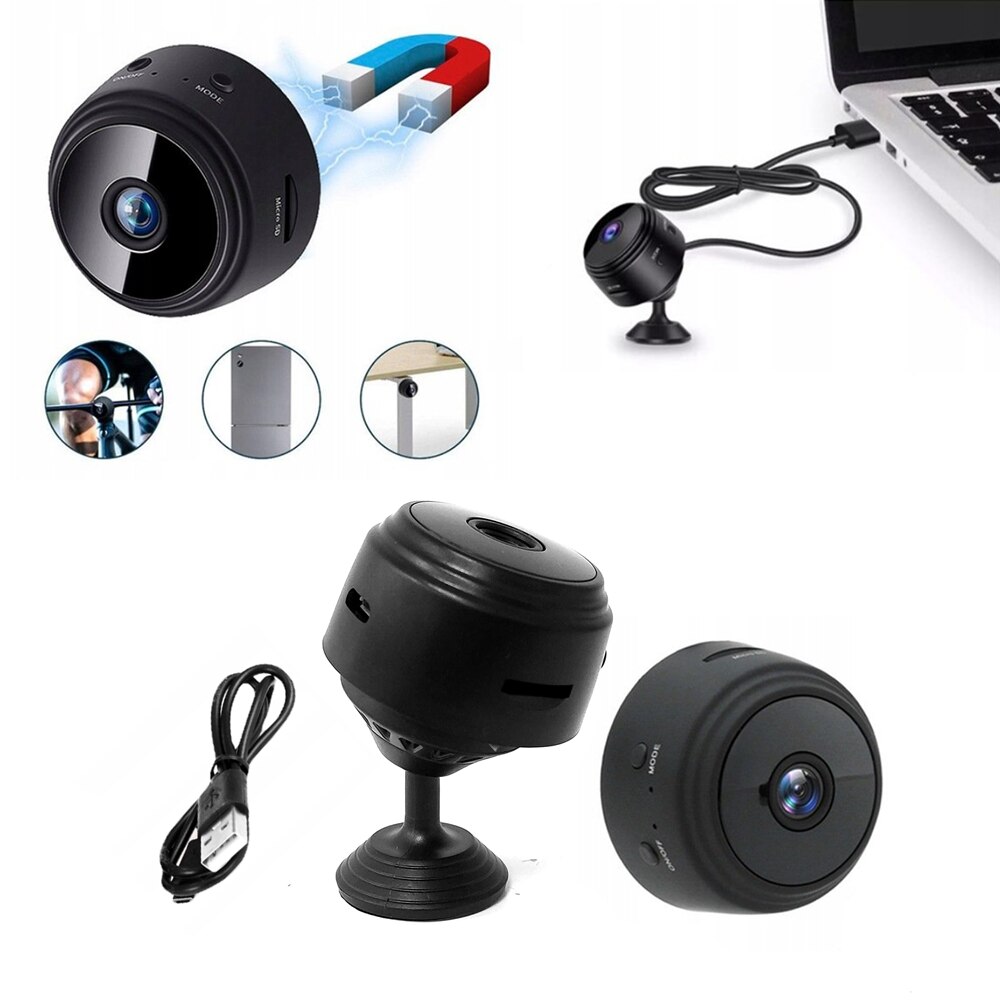 Mini camera spion, Zola®, cablu micro USB 50 cm, suport de prindere ...