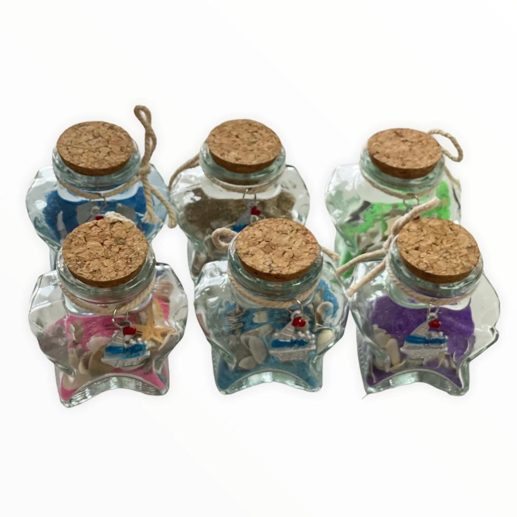 Set 6 Sticle decorative cu scoici, 7x5 cm - eMAG.ro