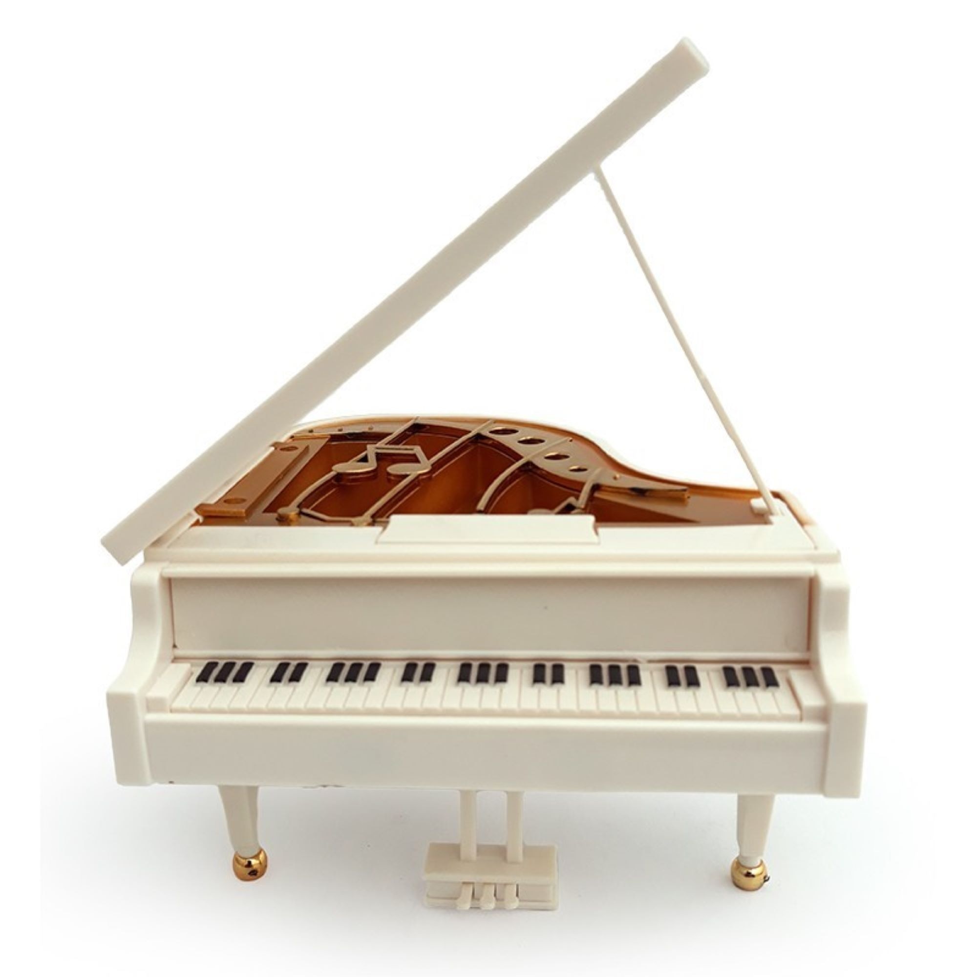 Cutie muzicala in forma de pian, cu cheita, 12x15 cm, NJB-389 - eMAG.ro