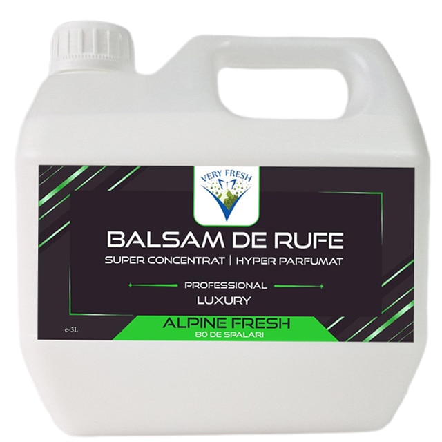Balsam de Rufe Profesional Very Fresh, Alpine Fresh, 3 litri - eMAG.ro