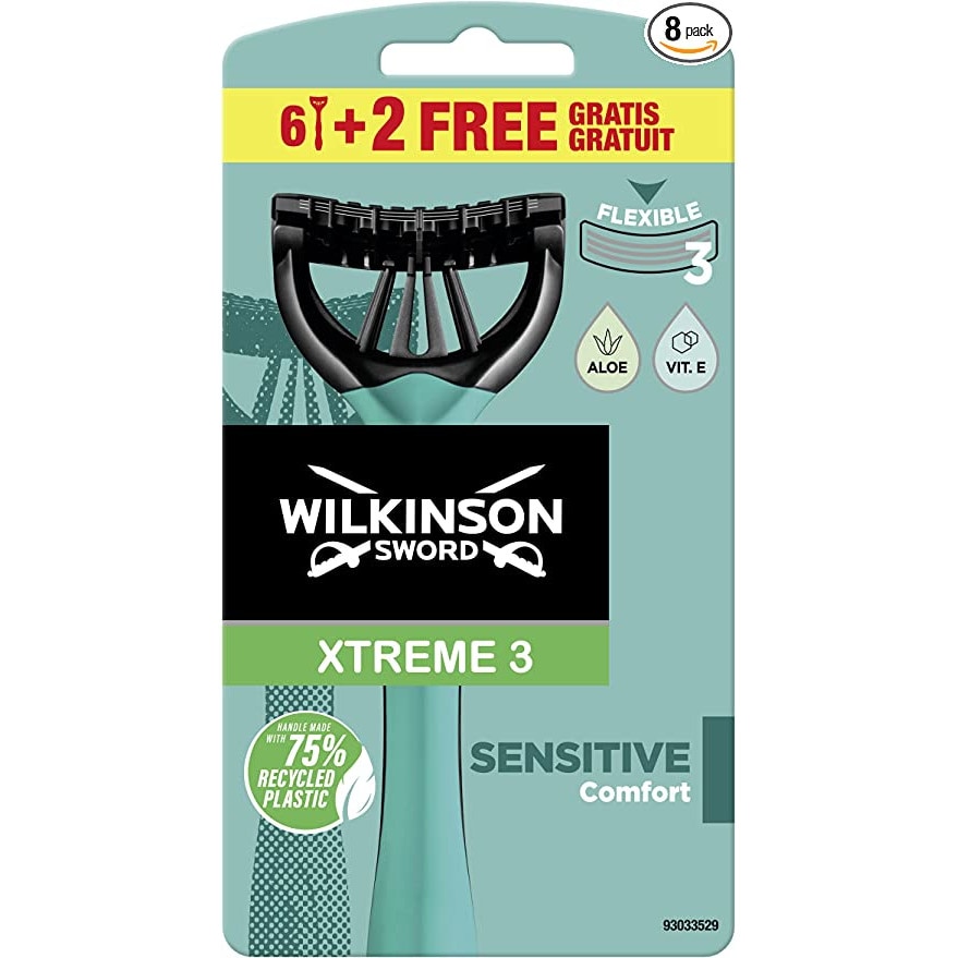 Wilkinson Extreme 3 Sensitive Comfort самобръсначка за еднократна ...