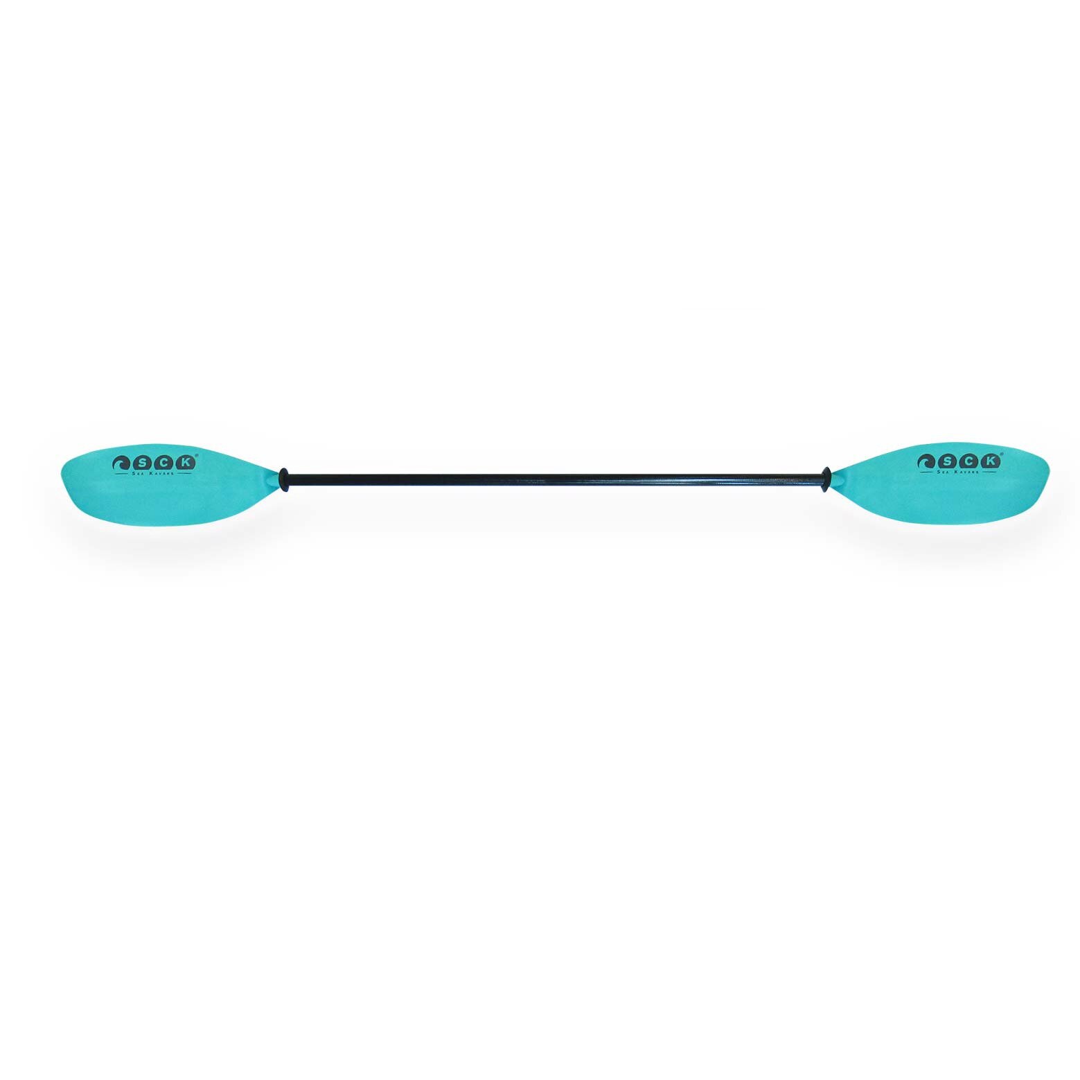 Padela caiac reglabila, SCK, Fibra de sticla, 215-235cm, Albastru - eMAG.ro