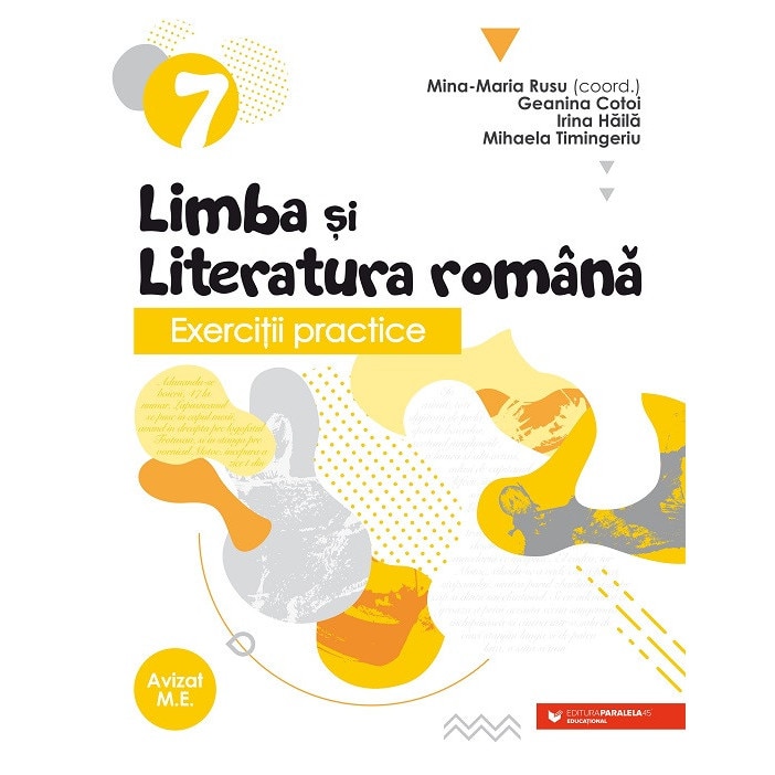 Exercitii practice de limba si literatura romana. Caiet de lucru. Clasa a VII-a, 2022-2023 ...
