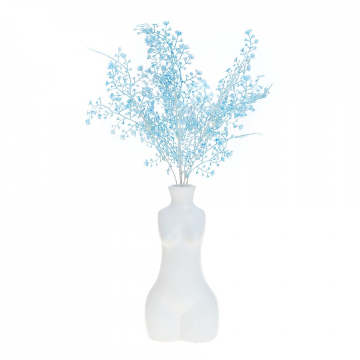 Frunze decor artificiale, PAMI, F1021-126, 30 cm Bleu - eMAG.ro