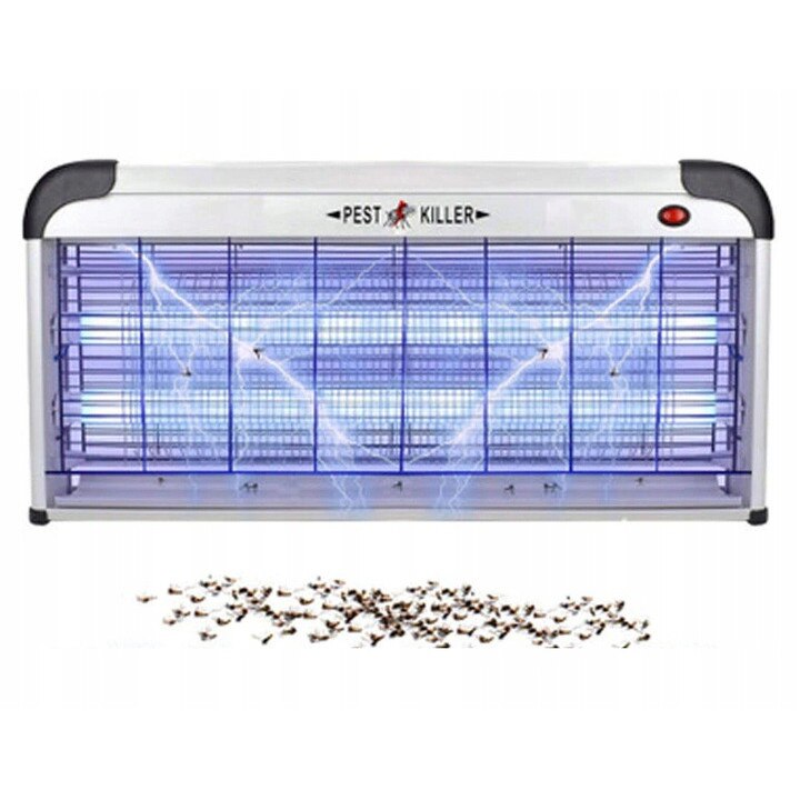 Aparat Anti-Insecte, Lampa UV, 25x65cm, 40 W, Alb - eMAG.ro