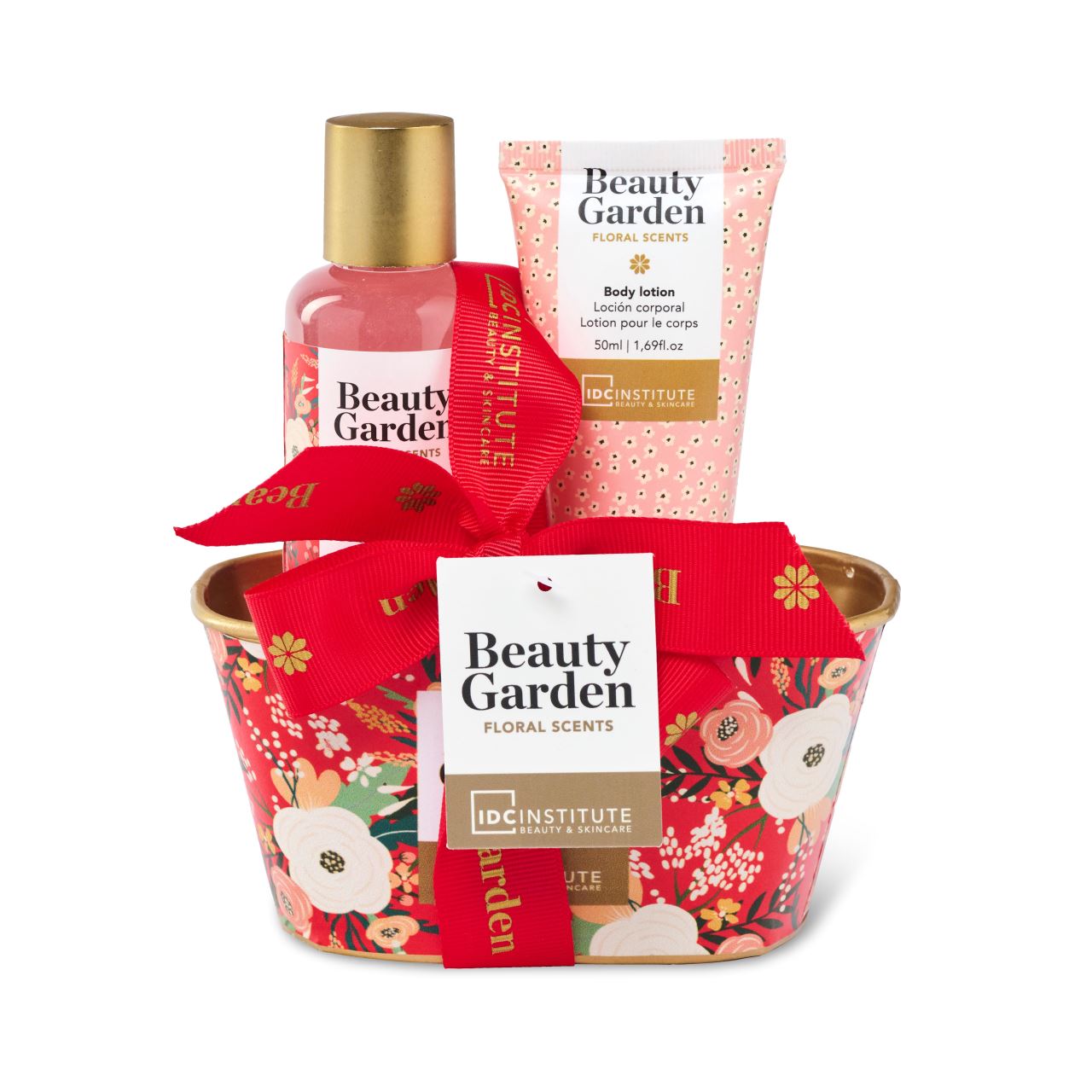 Set cos cadou cu 2 produse de ingrijire Scented Flowers IDC Institute ...