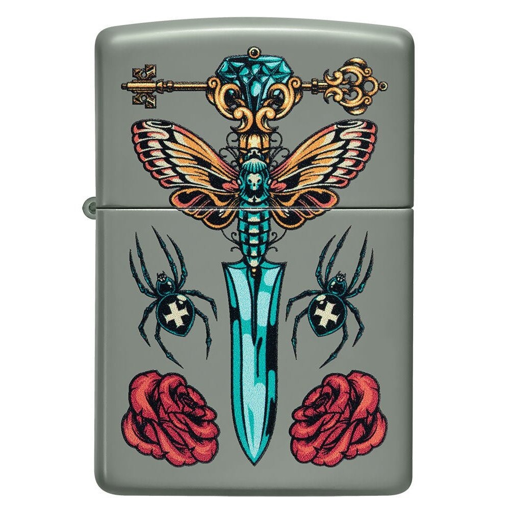 Zippo 49860 Gothic Dagger with Spider and Butterfly öngyújtó - eMAG.hu