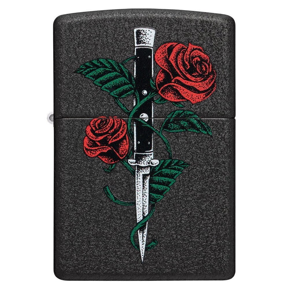 Bricheta Zippo 49778 Rose Dagger Tattoo - eMAG.ro