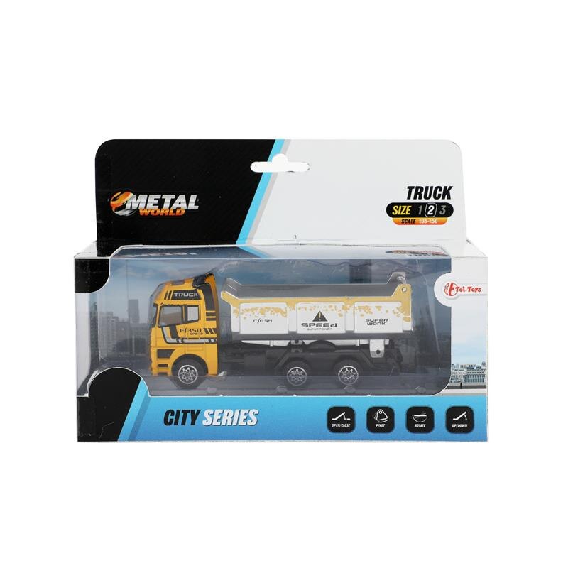 Model de basculanta metalica Metal World, 11 cm, Multicolor - eMAG.ro