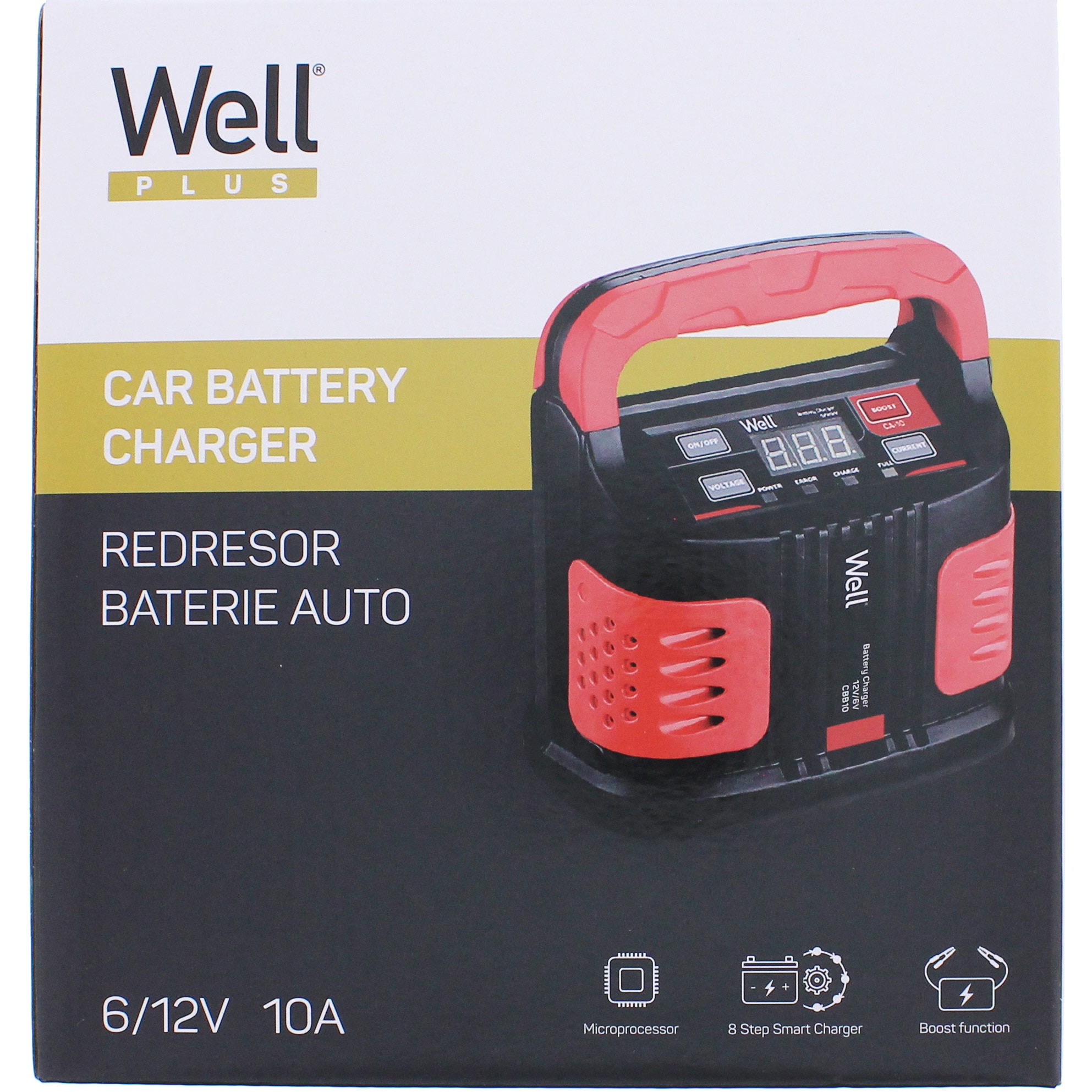 Redresor auto Well cu microprocesor, functie regenerare/desulfatare ...