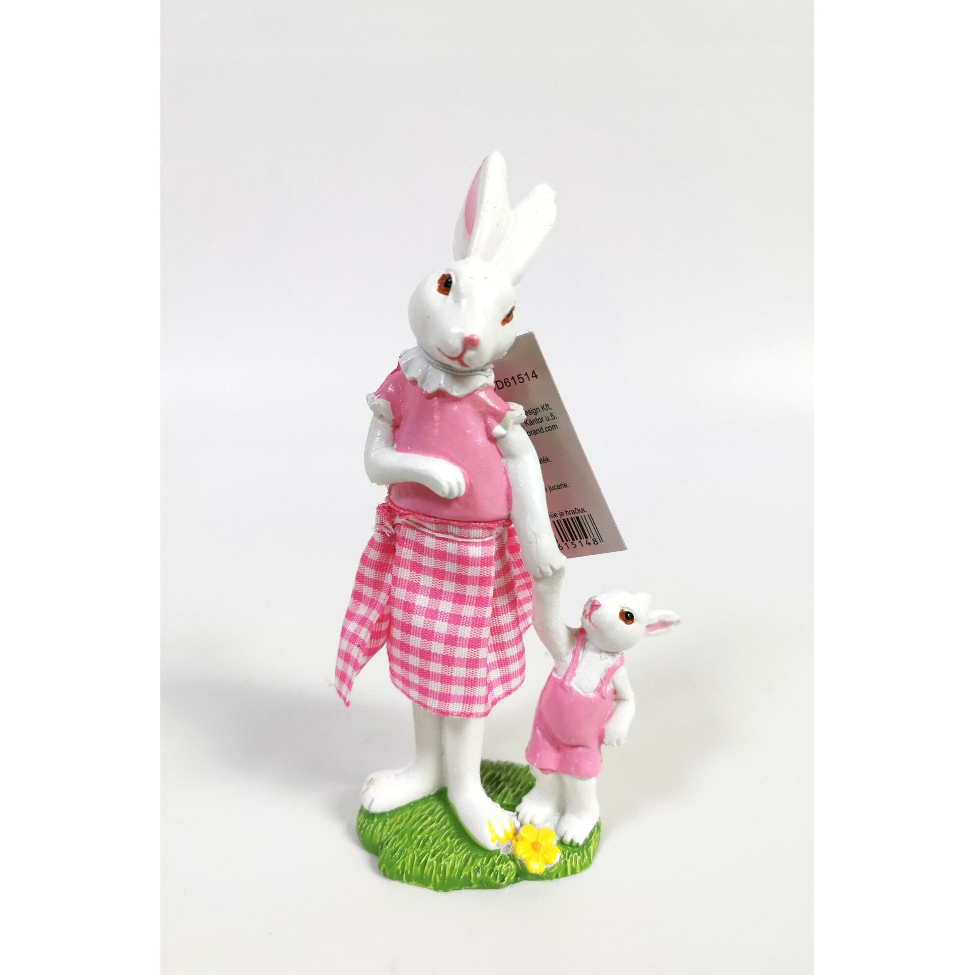 Figurina de rasina iepuri mama si copil - eMAG.ro