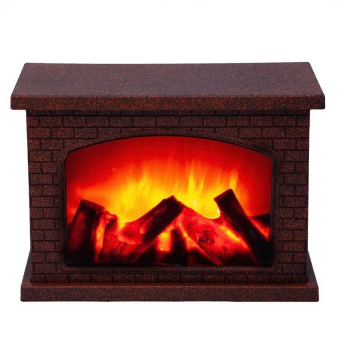 Semineu decorativ Lumi LUXURY®, construit, bronz, 28x12x20 cm - eMAG.ro