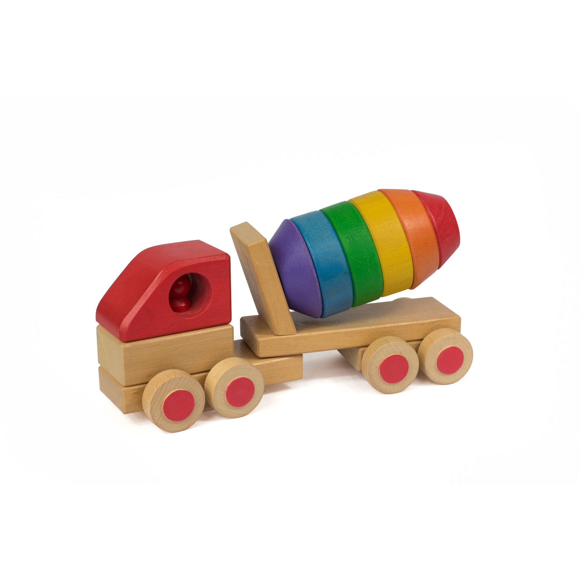 Set de constructie pentru copii TARNAVA, 10 piese, Model betoniera ...