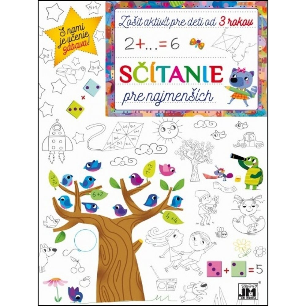 Carte de activitati Numere pentru copii, Jiri Models, 3+, Multicolor ...