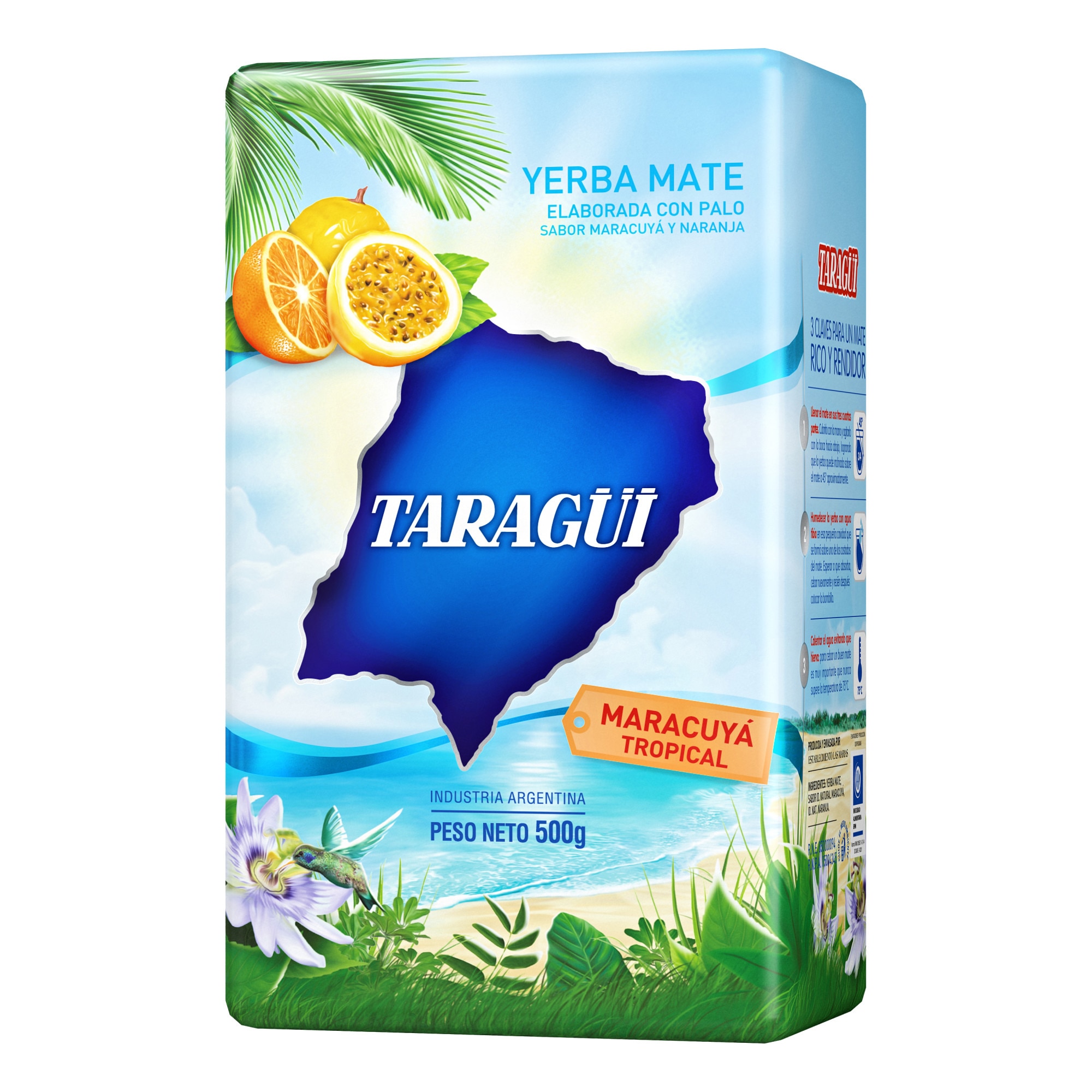 Чай Yerba Mate Tropical Maracuya, Taragui, 500гр - eMAG.bg