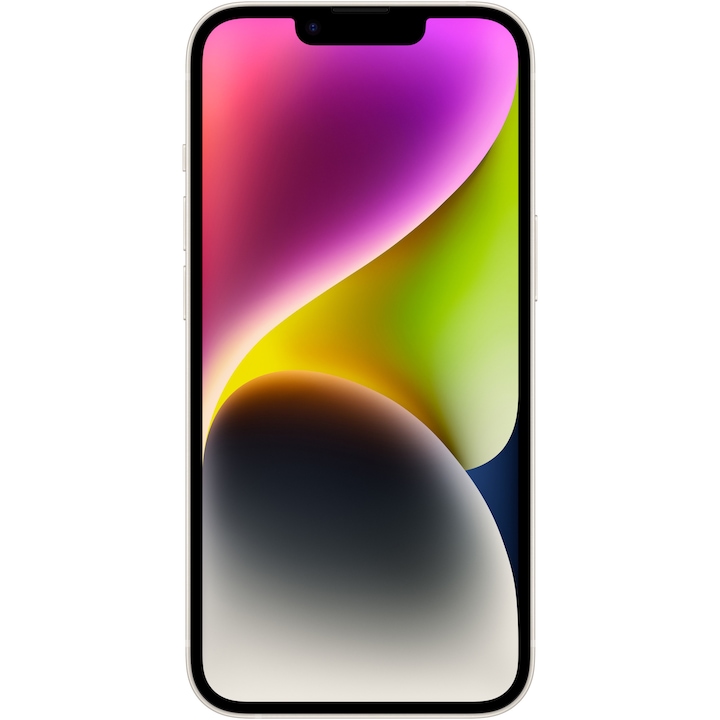 Смартфон Apple iPhone 14, 128GB, 6GB RAM, 5G, Starlight - eMAG.bg