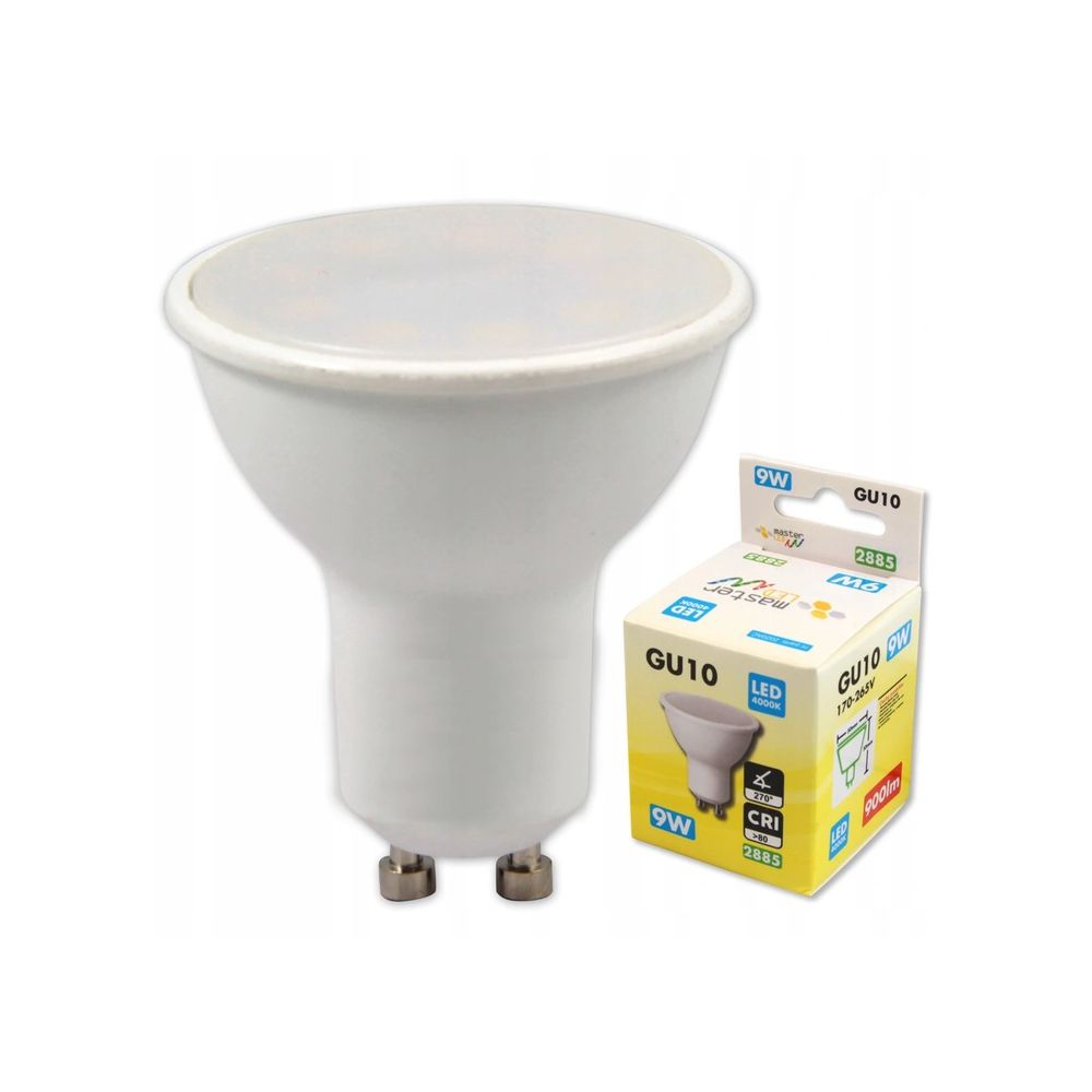 Set 3 Becuri LED GU10 9W SMD 2835 230V, lumina neutra - eMAG.ro