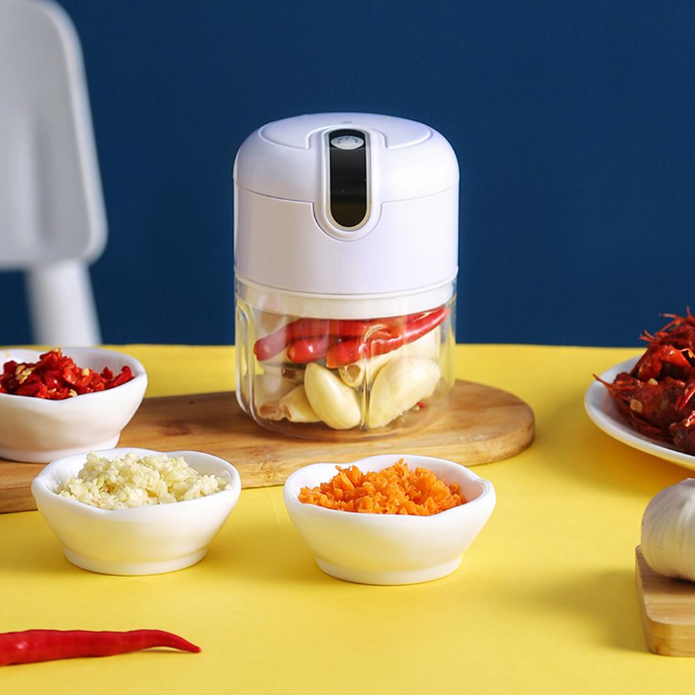 Mini tocator electric, capacitate 250 ML, 800 MP, Alb - eMAG.ro