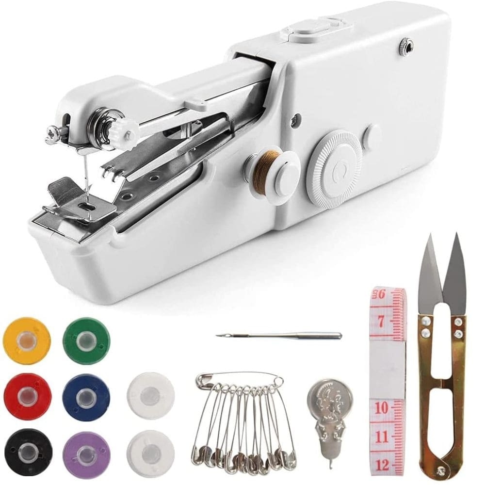 Masina de cusut portabila, Ebuy, Plastic/Metal, Alb - eMAG.ro