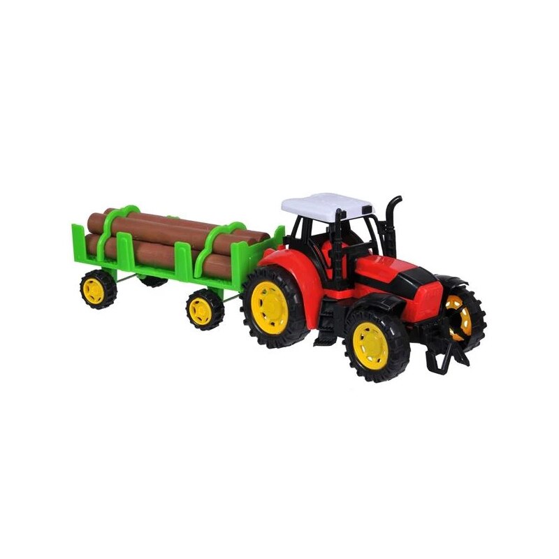 Tractor Ferma Copii, Remorca, Plastic, 3+ ani, Multicolor - eMAG.ro