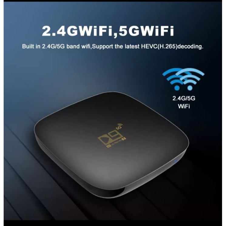 TV Box D9, 4K, Android 11, 8 GB RAM, 128 GB ROM, Amlogic, 5G WiFi, TV ...