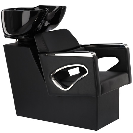 Scafa Salon Bianka, Piele ecologica, Negru - eMAG.ro