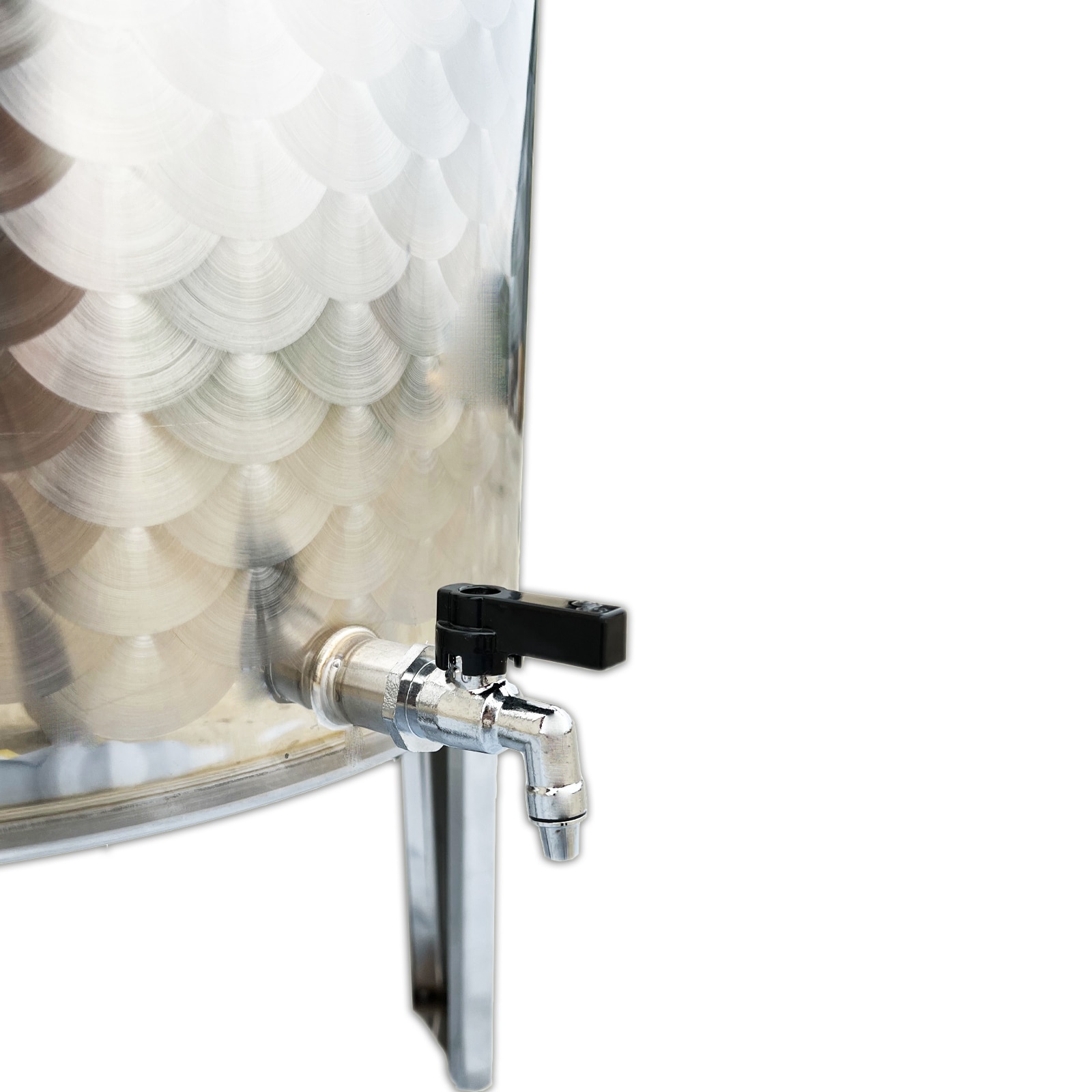 Cisterna inox cu ulei de parafina, 180L, echipat cu capac flotant ...