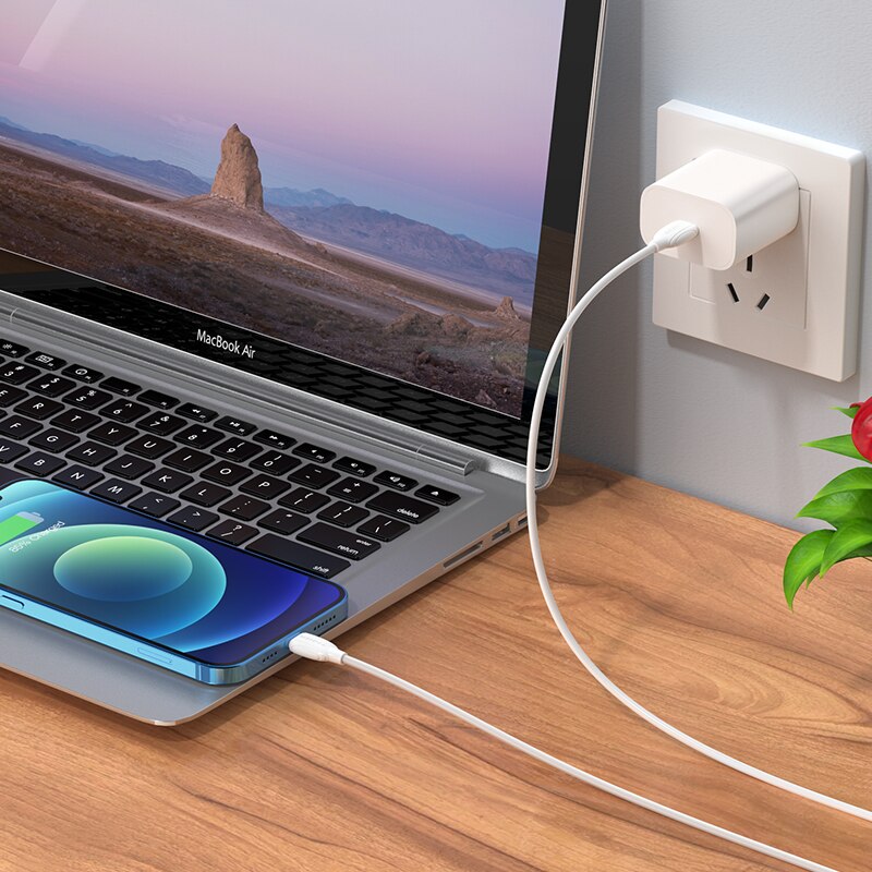 Cablu Incarcare Rapida / Transfer Date PD20W, USB Type-C / iP, Power ...