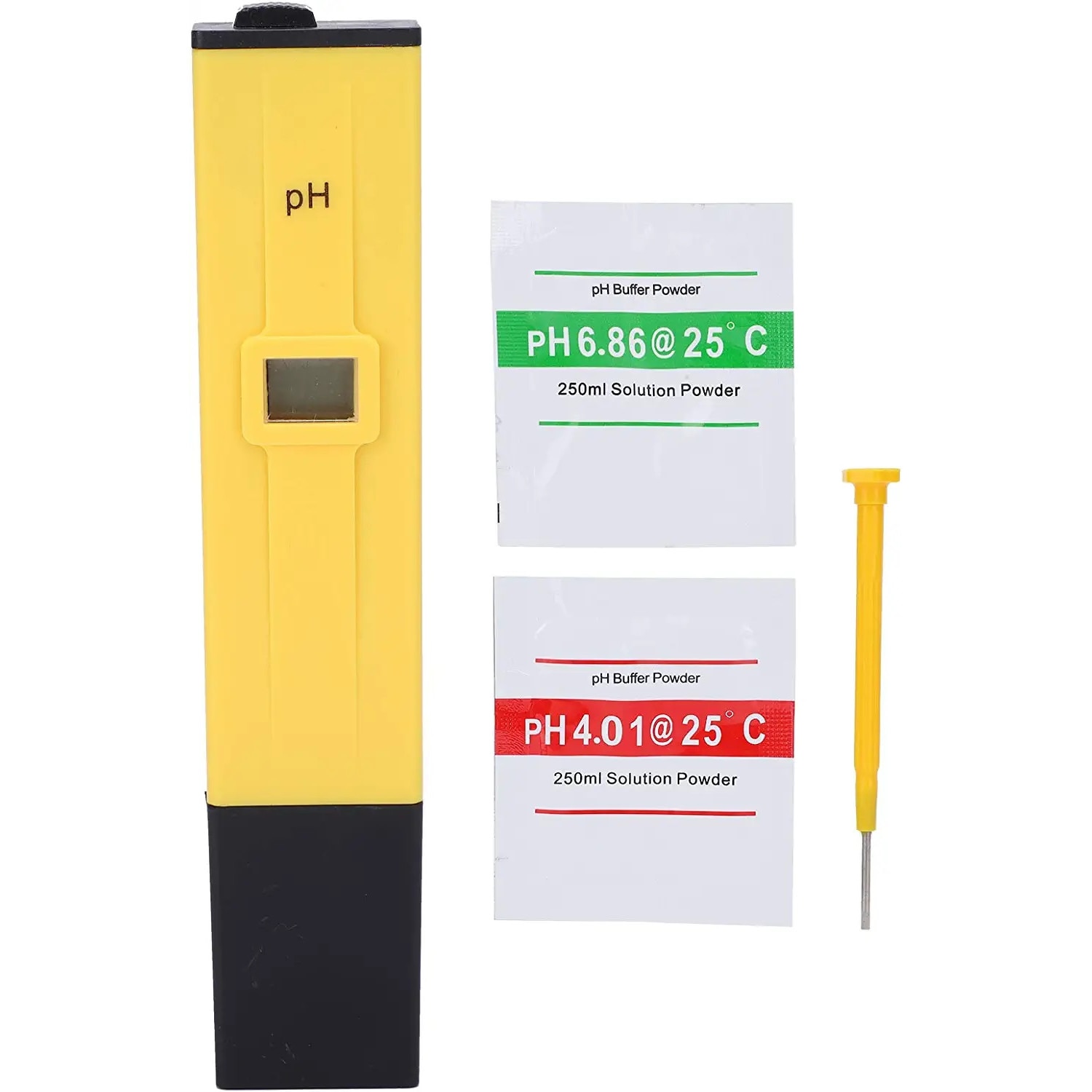 Tester PH, Digital, LCD pentru testarea calitatii apei + Solutii ...