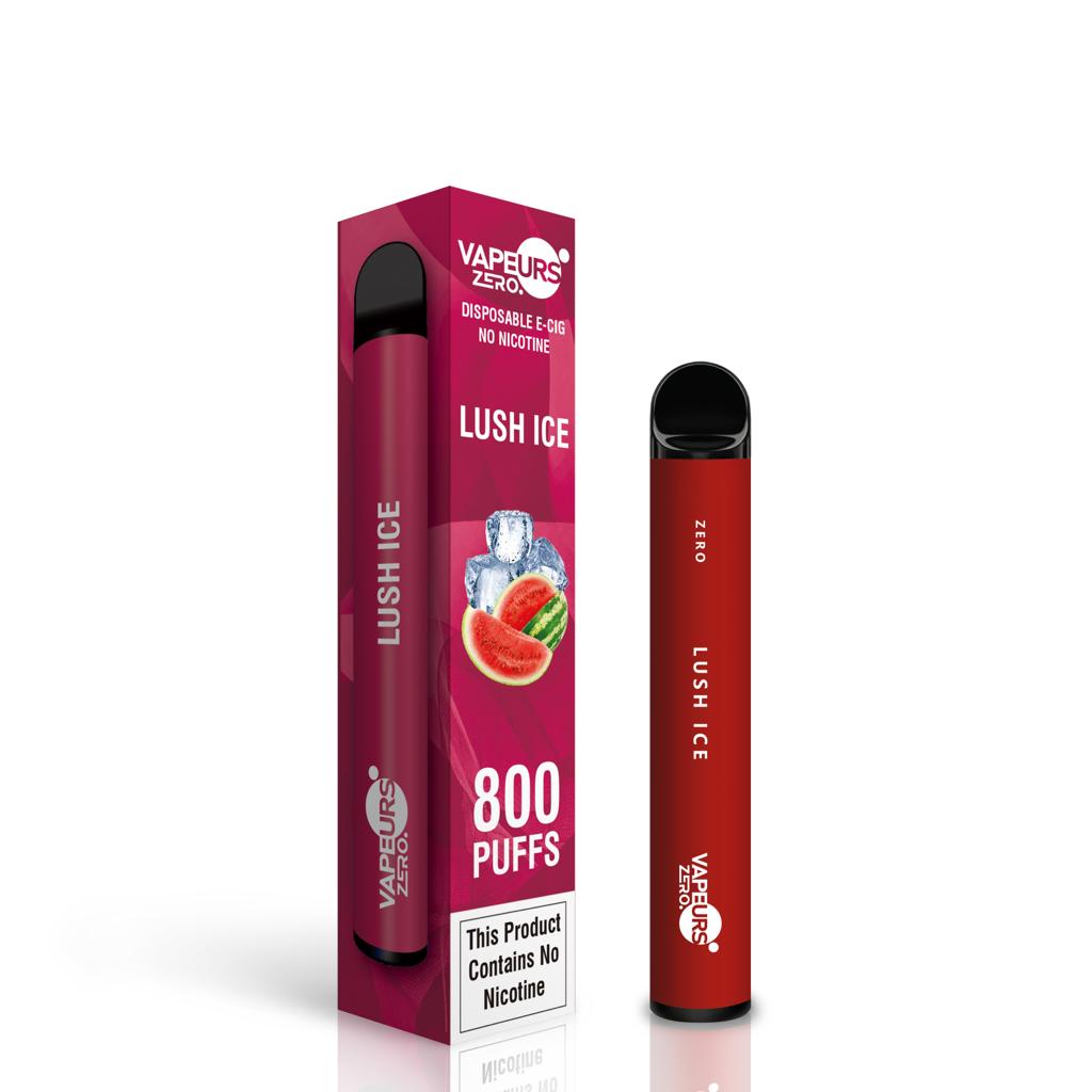 Tigara electronica Vapeurs 800 puff fara nicotina 0%, Pepene Rosu Ice ...