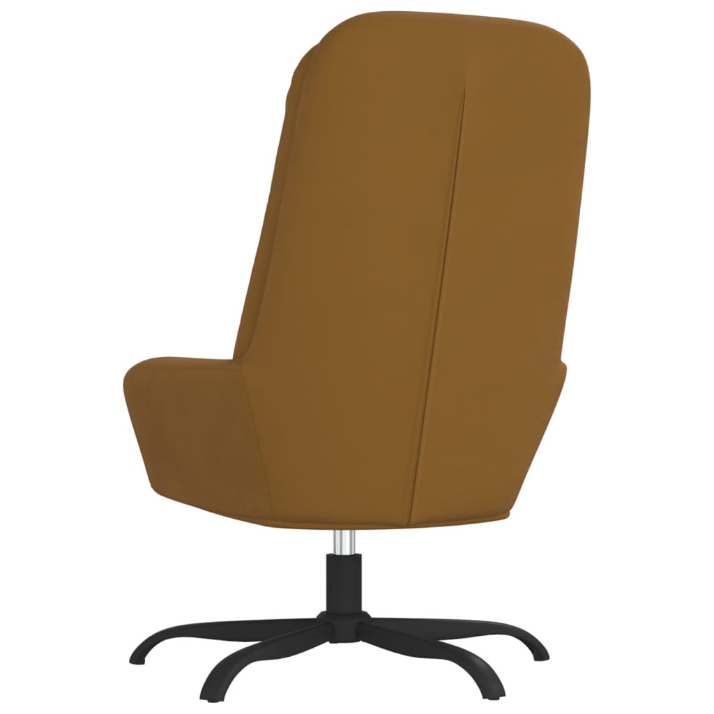 vidaXL barna bársony pihenőfotel 341213 - eMAG.hu